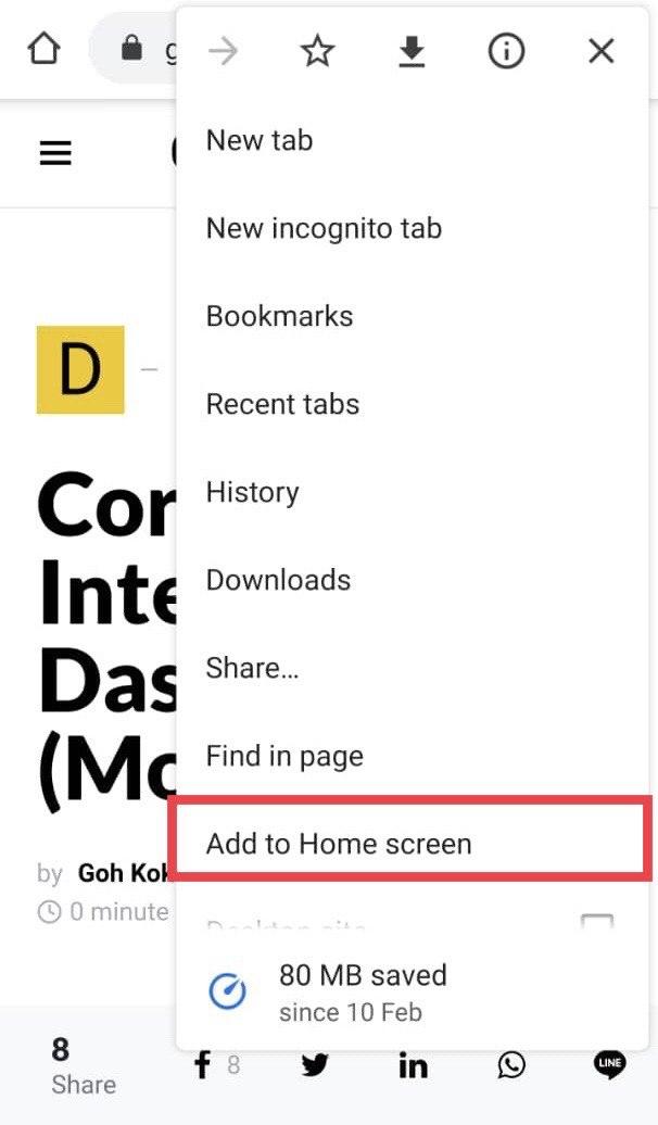 How to add gohkokhan.com to your mobile? - Goh Kok Han